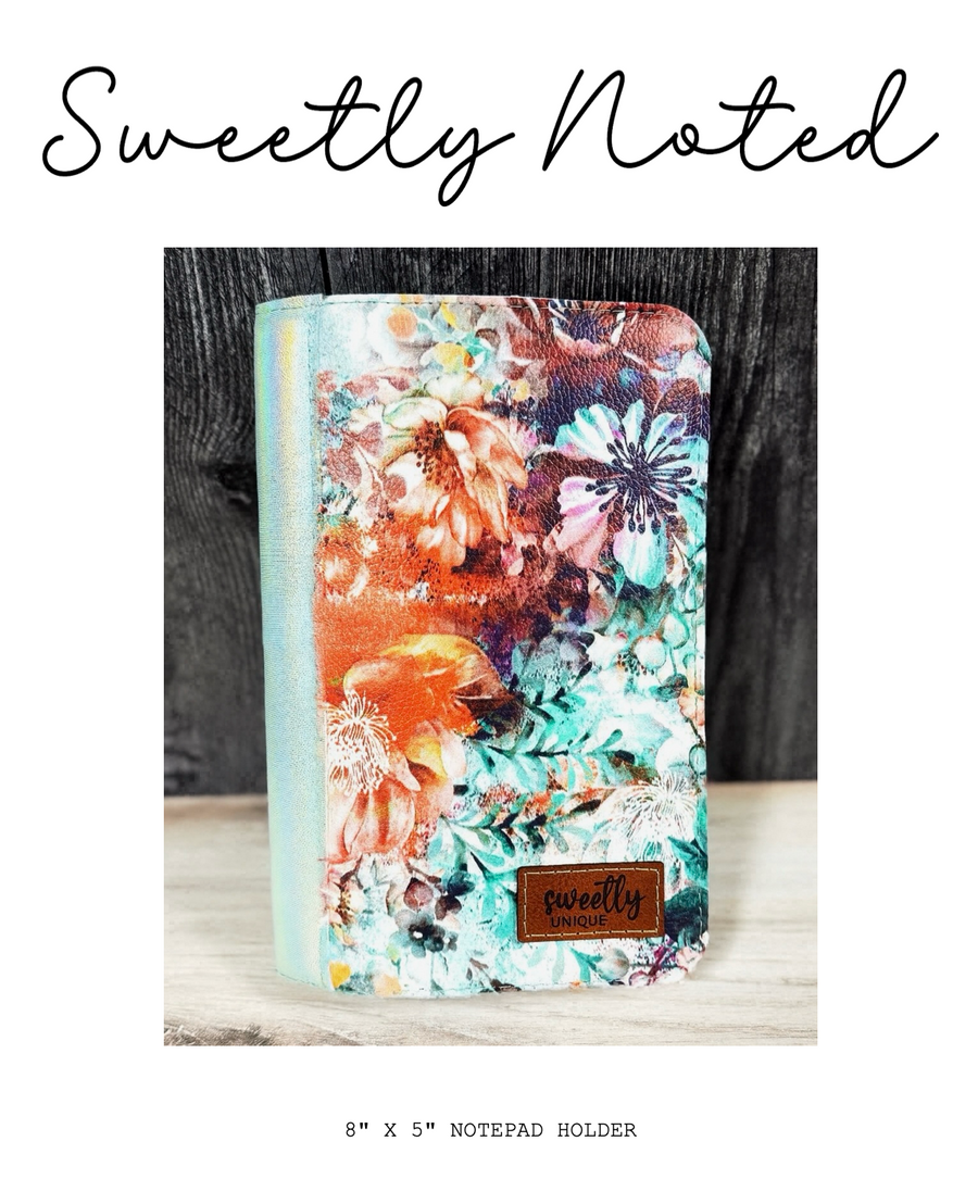 Sweetly Noted - 8" x 5" note pad cover **PDF PATTERN PIECES ONLY ...